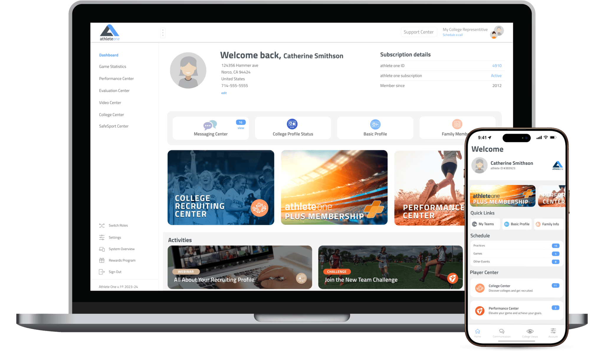 athlete one - College Recruiting